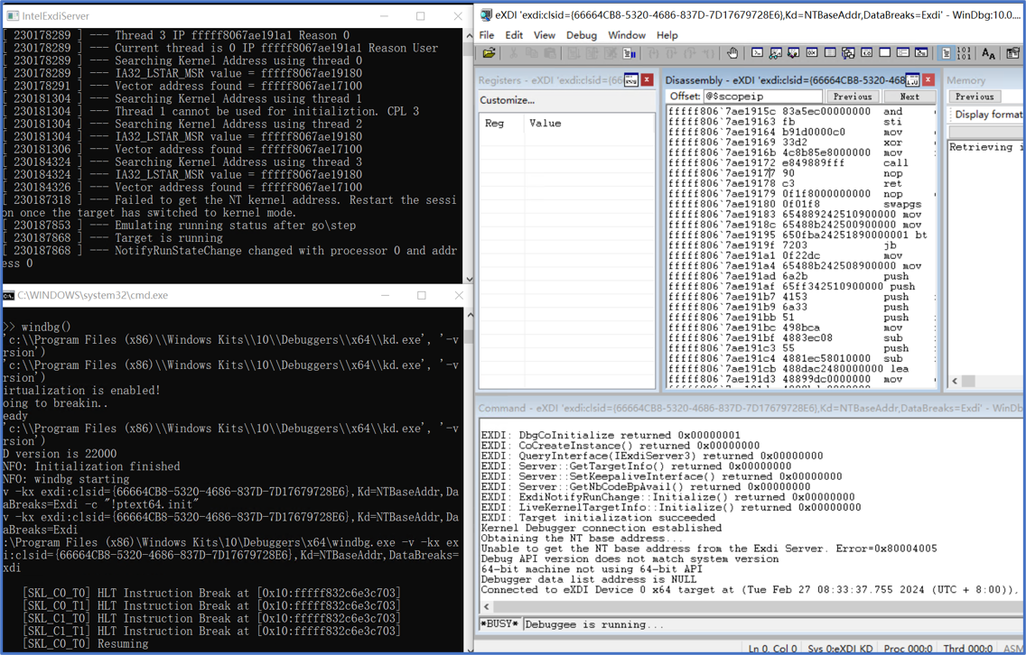 Windows Hypervisor&内核调试的几种常见/不常见方法 – 奇安信技术研究院